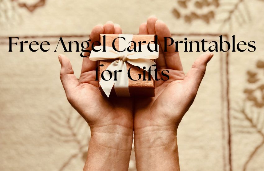 Free Angel Card Printables for Gifts, Greetings, Home Décor, and More ...