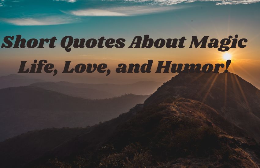 50 Short Quotes About Magic Life, Love, and Humor! - Your Mind's ...